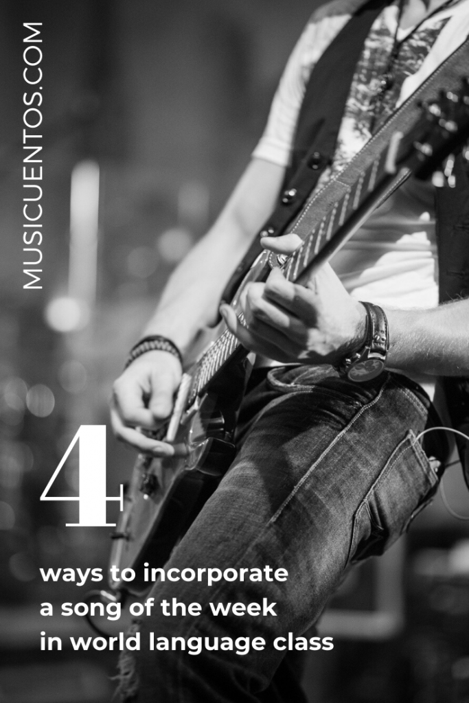 4 ways to incorporate a Song of the Week comprehensibly & thematically ...